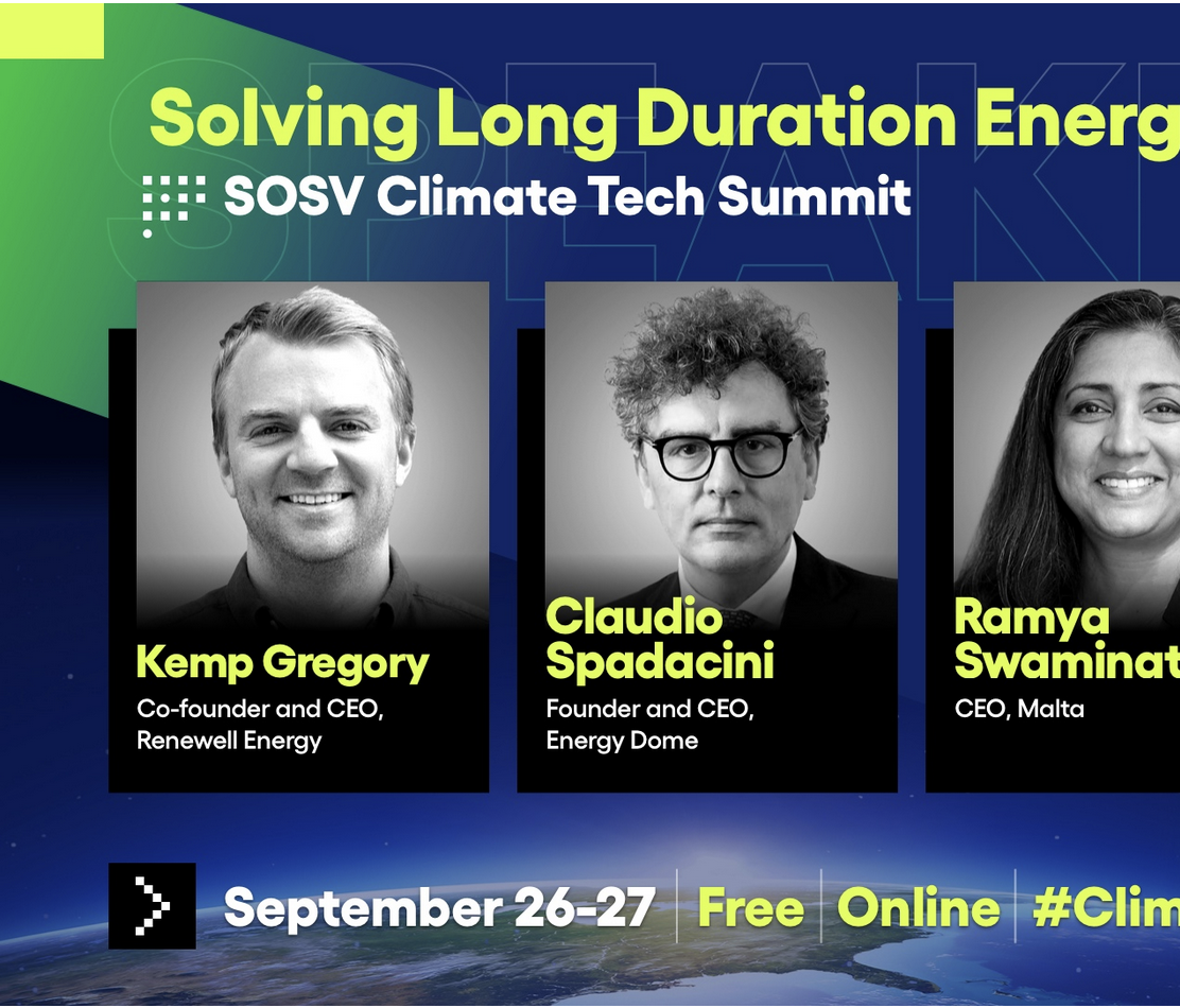 SOSV CLIMATE TECH: Renewell Energy and the Future of Grid-Level Energy ...